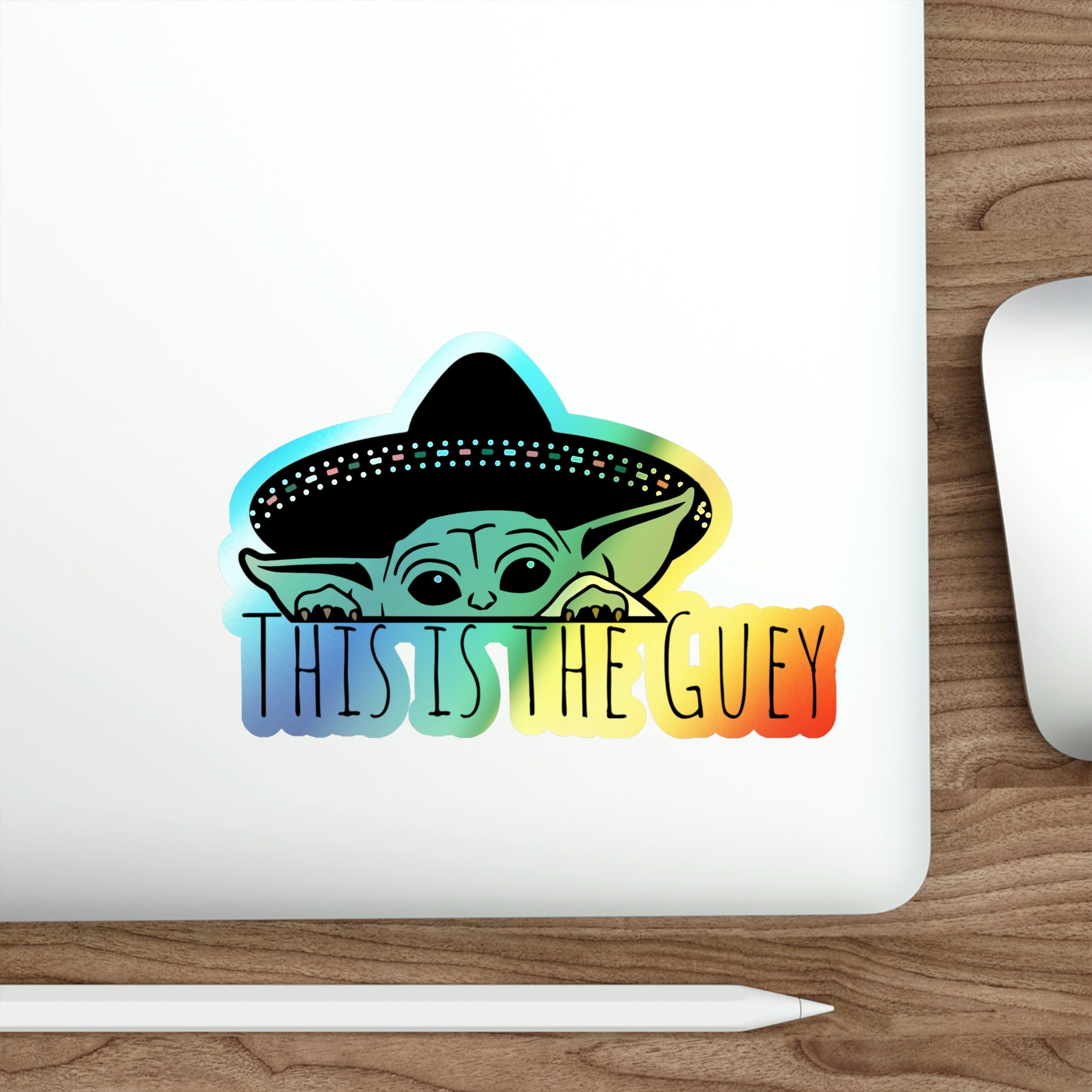 This is the Way Holographic Die-cut Sticker Star Wars the Mandalorian ...