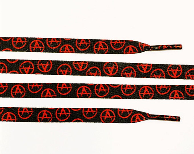 Anarchy Shoelaces, Punk Shoelaces, Cool Shoelaces - Etsy