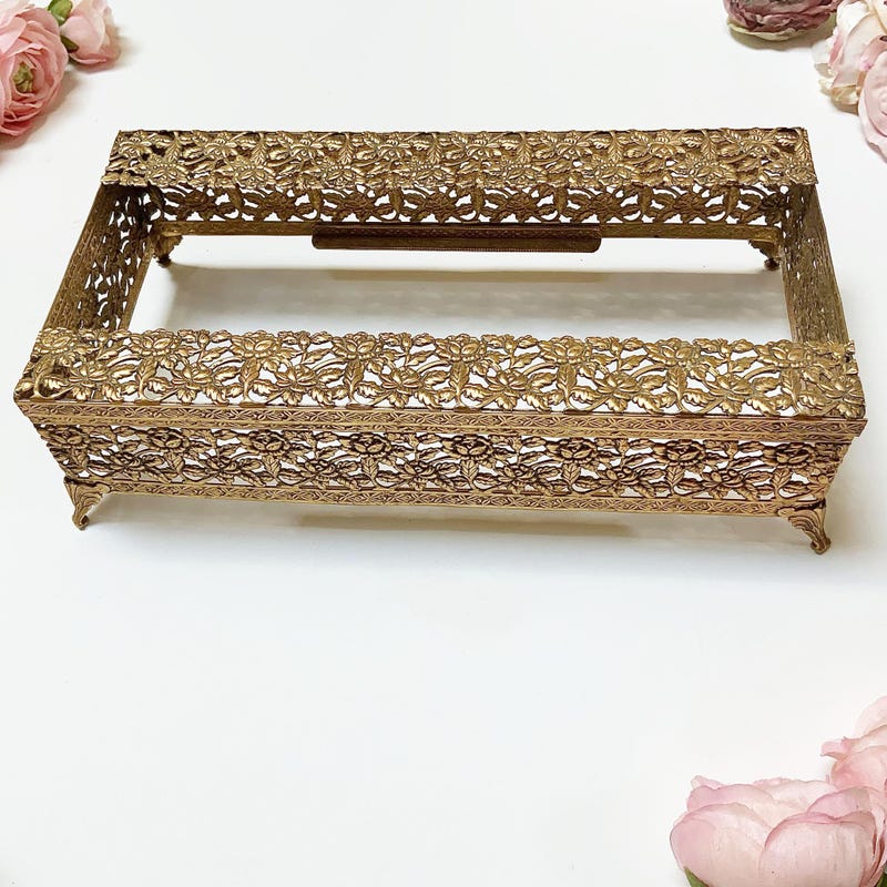 Filigree Tissue Box - Etsy