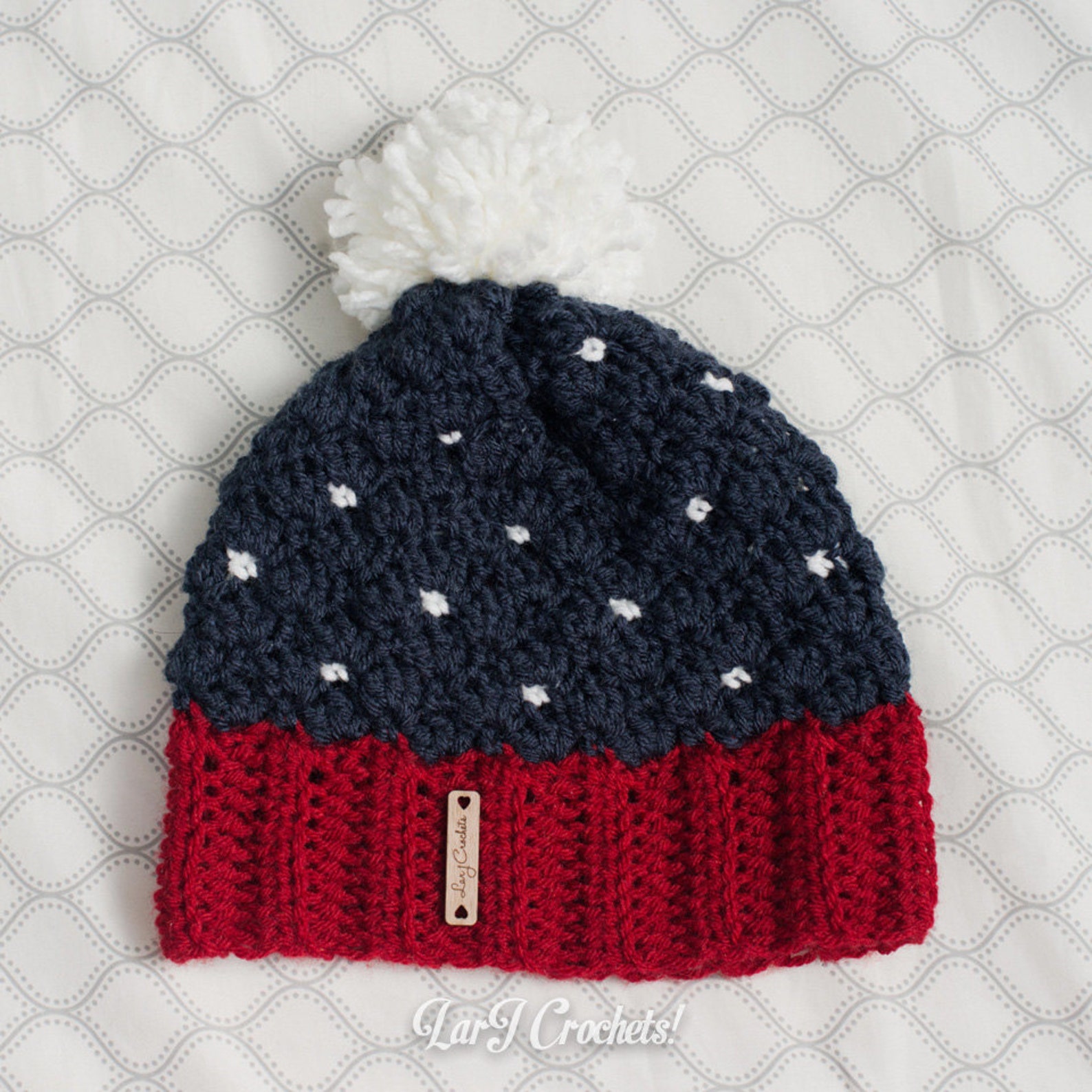 CROCHET PDF PATTERN - the Shelly-anne Hat - American Flag Crochet ...