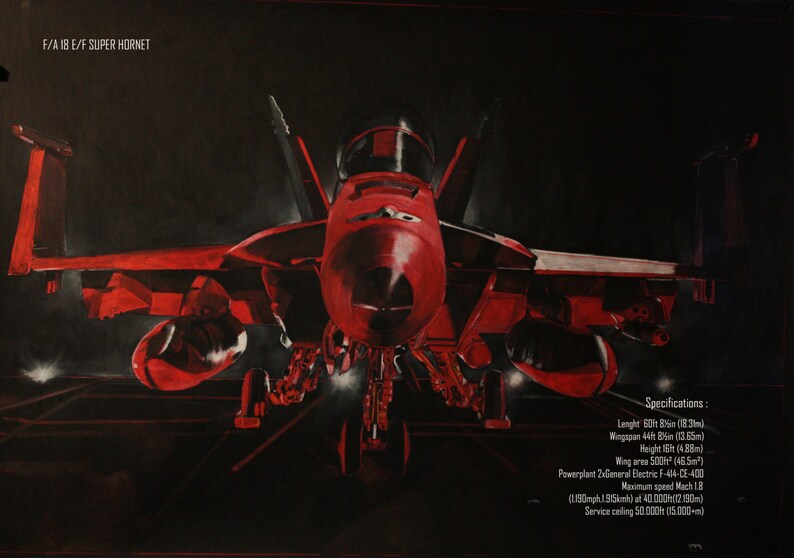 Boeing F-18 Super Hornet Poster - Etsy