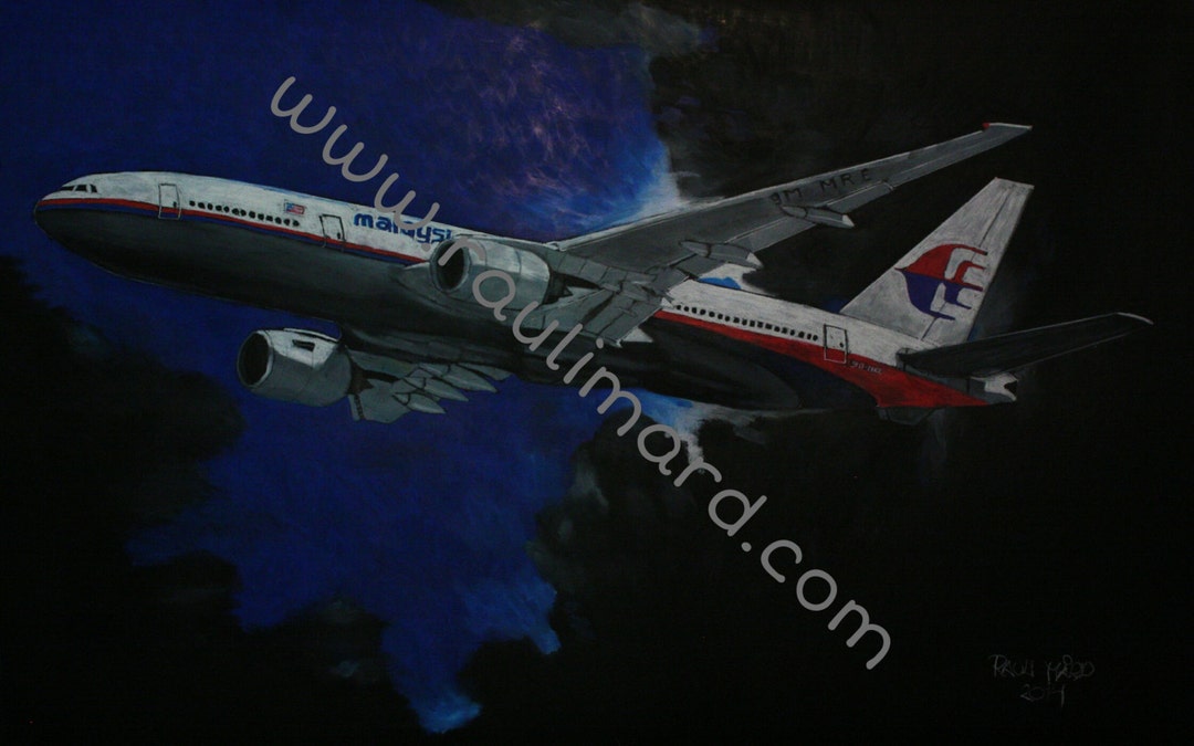 Boeing 777 2H6ER Malaysia Airlines Flight MH17 Poster - Etsy