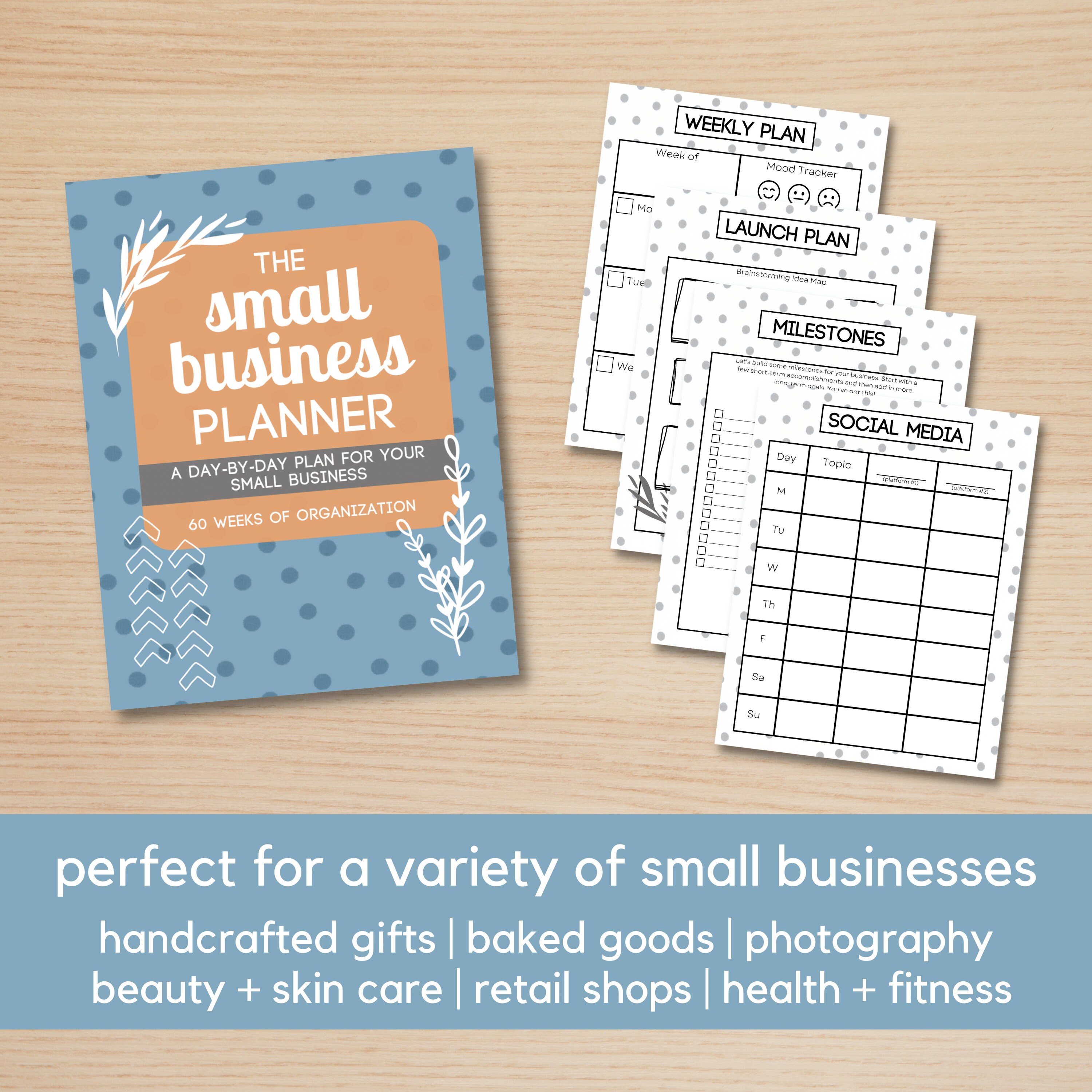 The Small Business Planner Digital Download, Startup Planner for Small ...