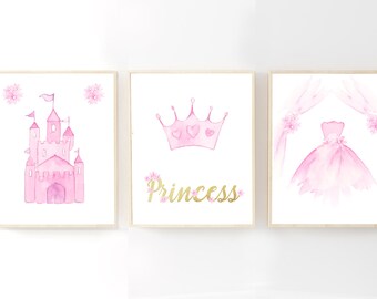 Princess wall art | Etsy