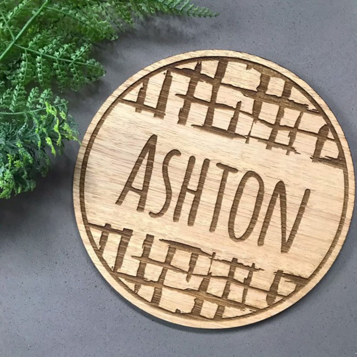 Custom Wooden Name Plaque Hanging Door Sign Nursery Decor - Etsy