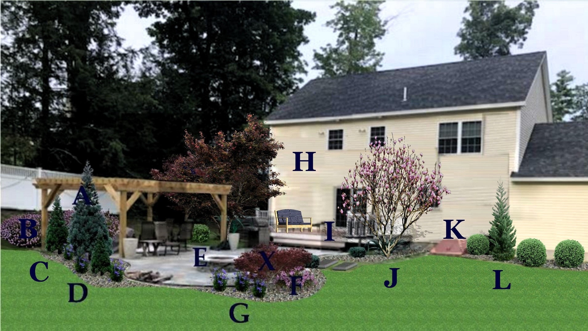 Landscape Design in 2D - Etsy