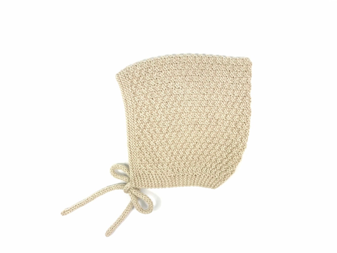 100% Cashmere Baby Pixie Bonnet Hat Color Oat Ready to Ship - Etsy ...