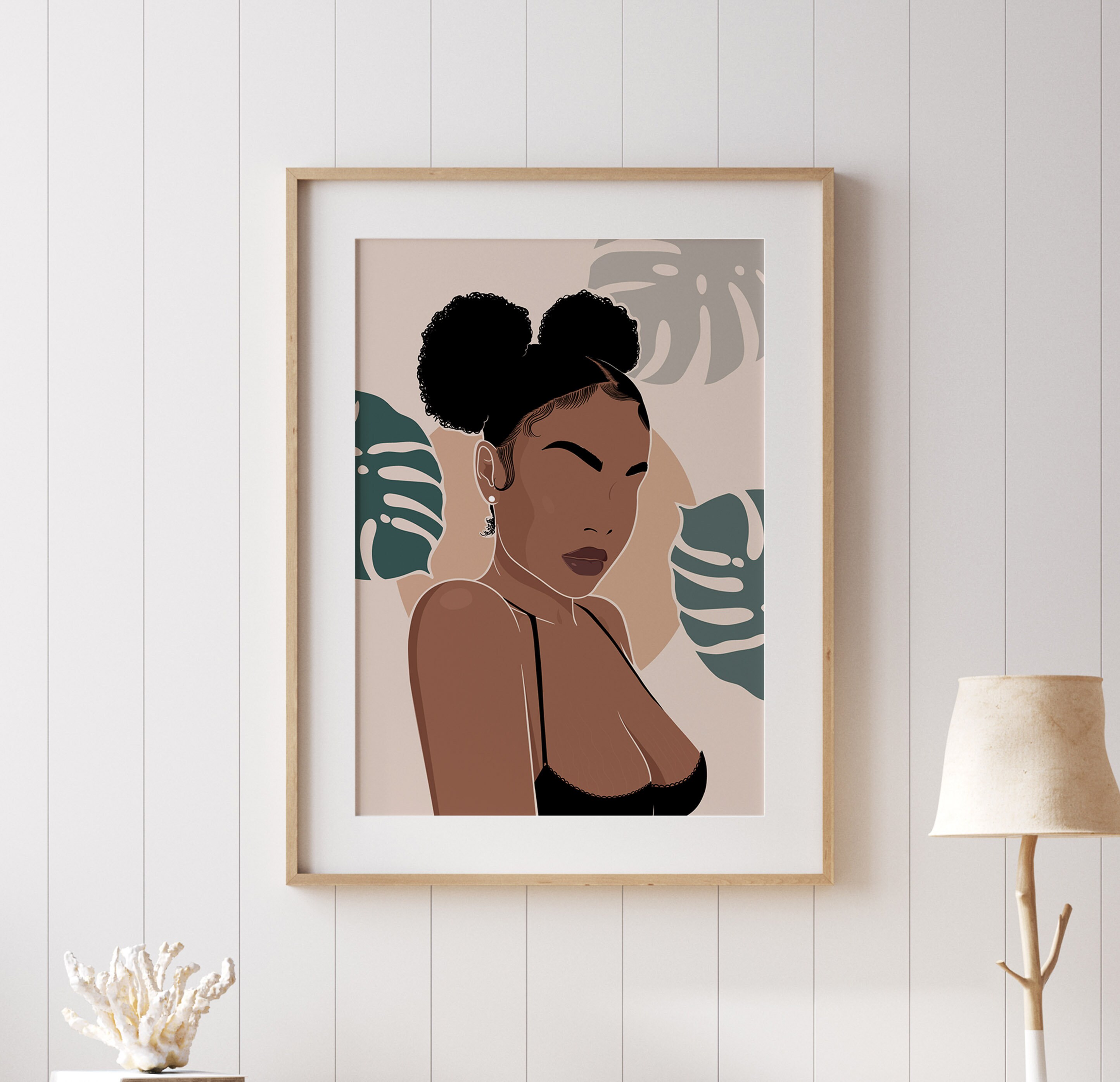 Black Woman Wall Art African American Wall Art African Woman - Etsy
