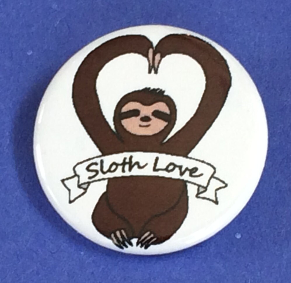 Sloth Button Pack 1 1/4 Inch Pin-back Buttons Holographic - Etsy