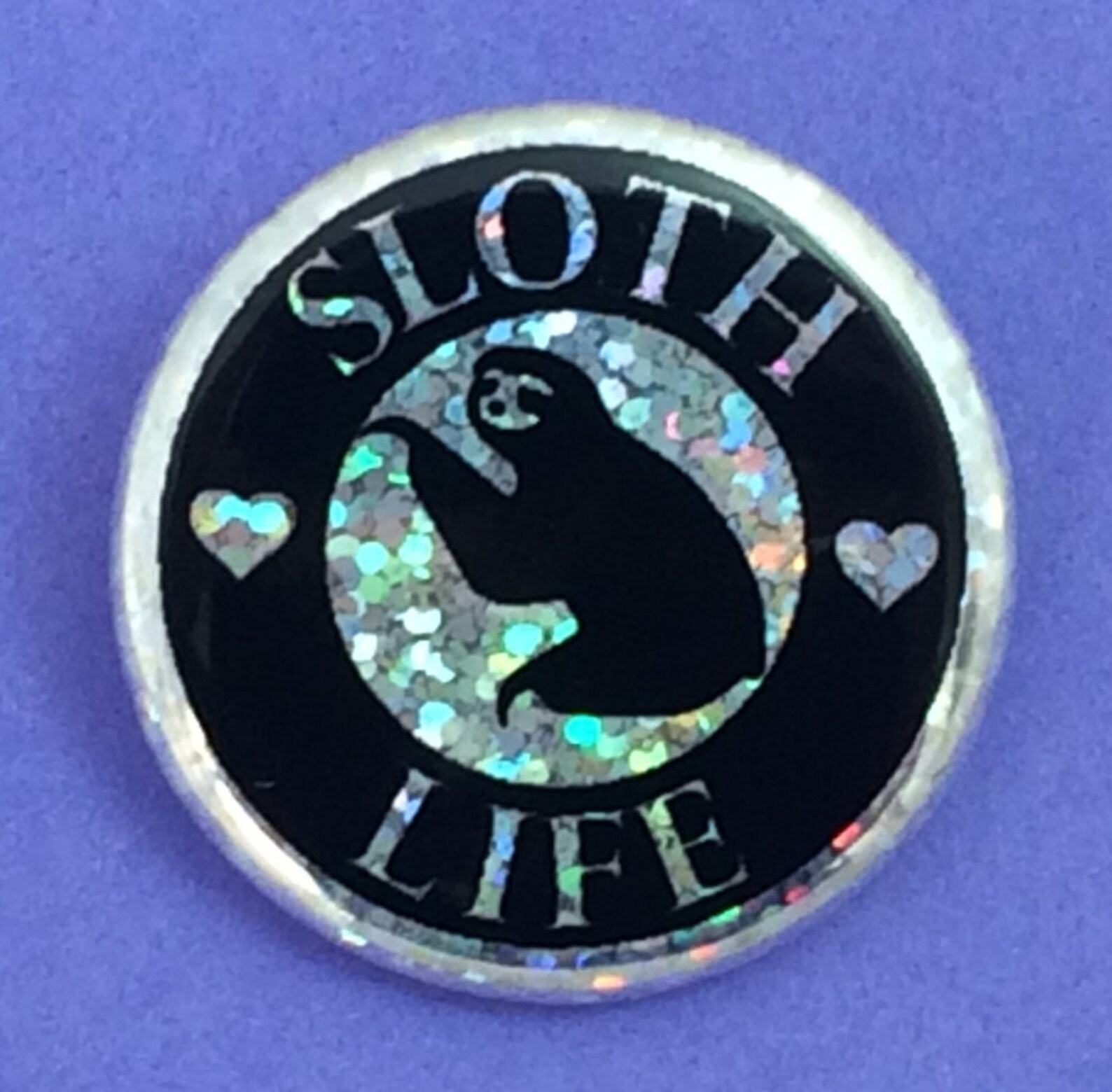 Sloth Button Pack 1 1/4 Inch Pin-back Buttons Holographic - Etsy