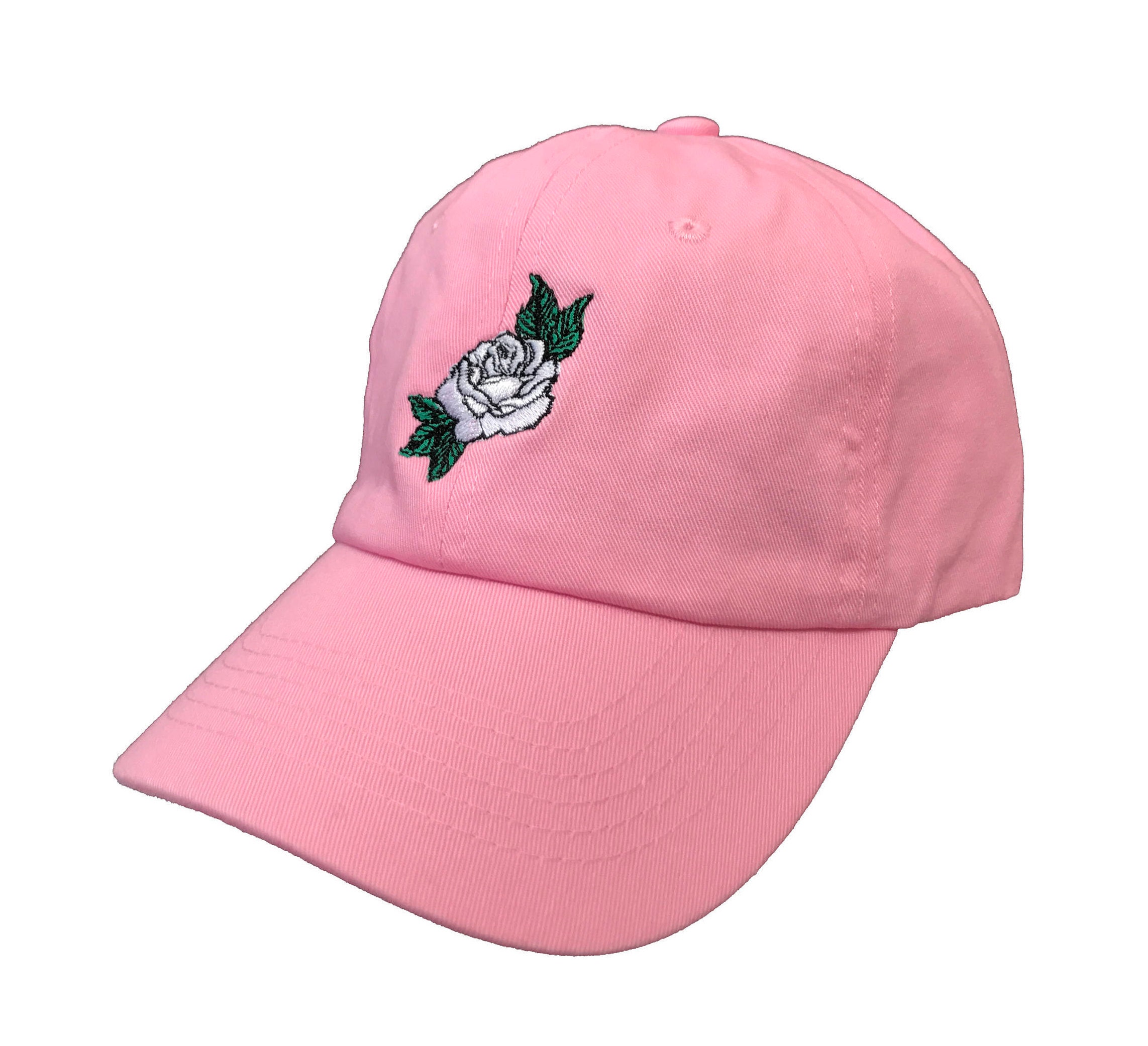 White Rose Dad Hat Aesthetic Clothing Tumblr Baseball Cap | Etsy