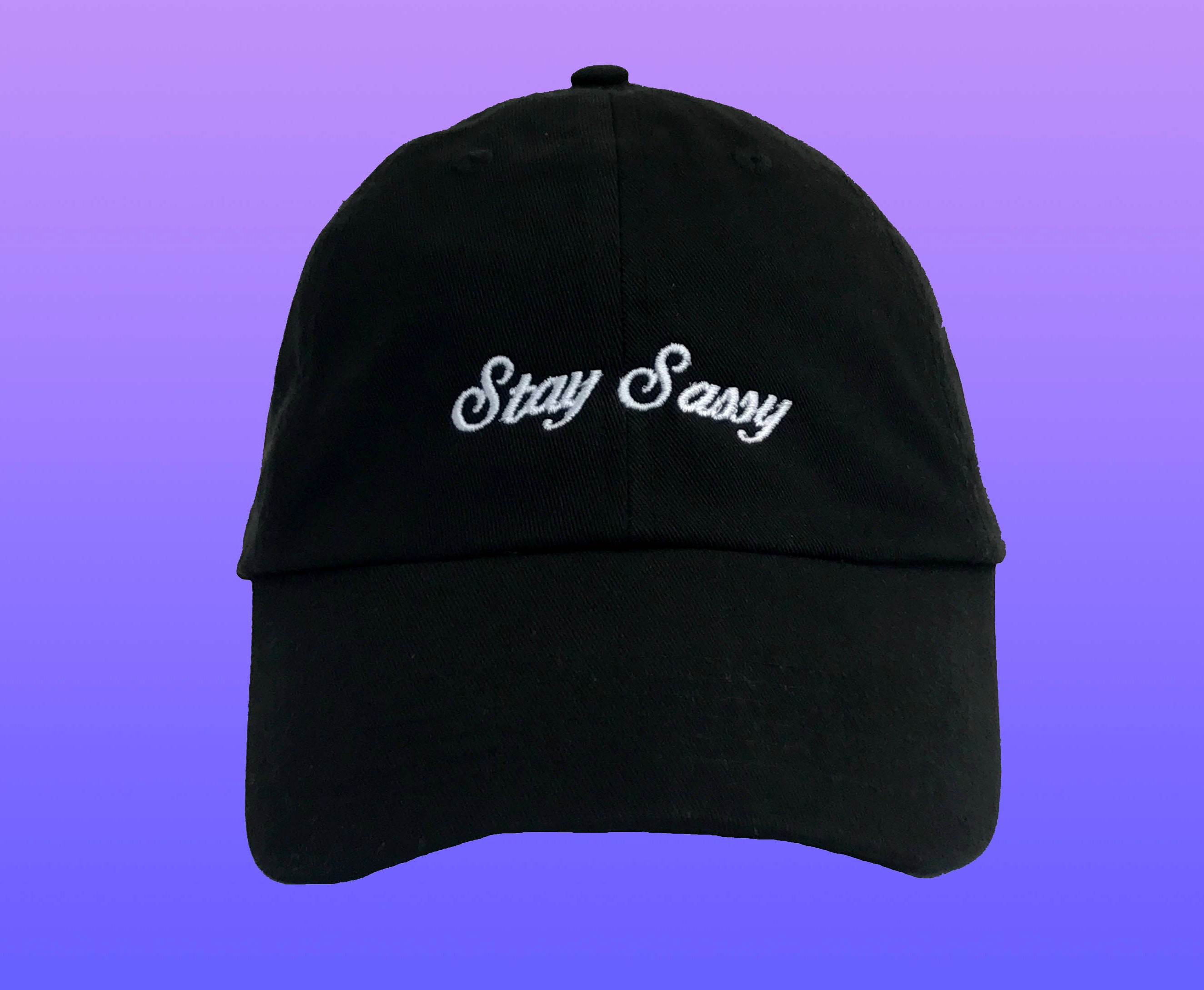 Stay Sassy Dad Hat Tumblr Baseball Cap Aesthetic Clothing - Etsy