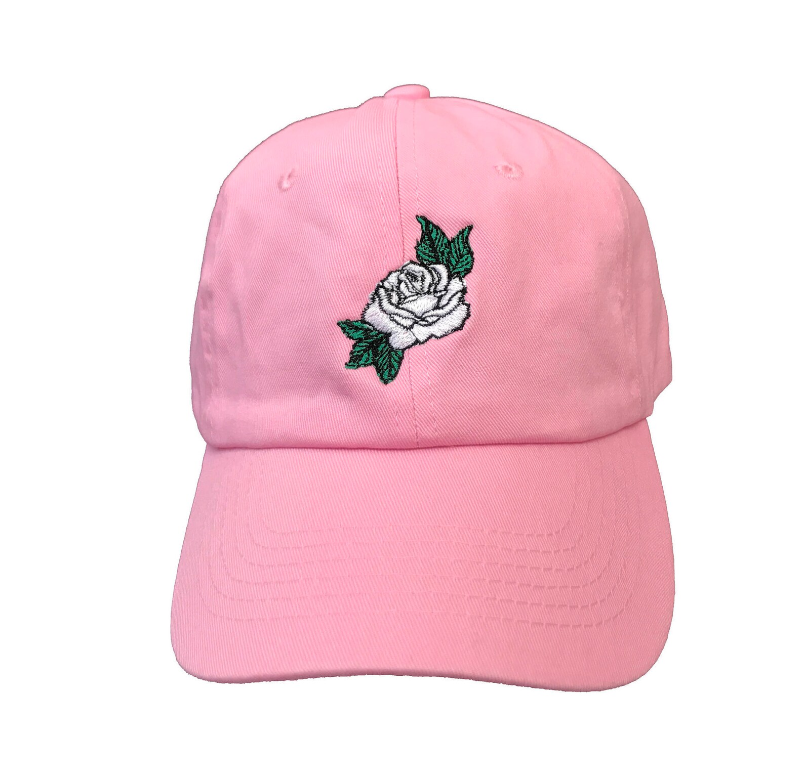 White Rose Dad Hat Aesthetic Clothing Tumblr Baseball Cap | Etsy
