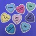 Sassy Heart Sticker Set pack of 8 Tumblr Stickers Phone - Etsy