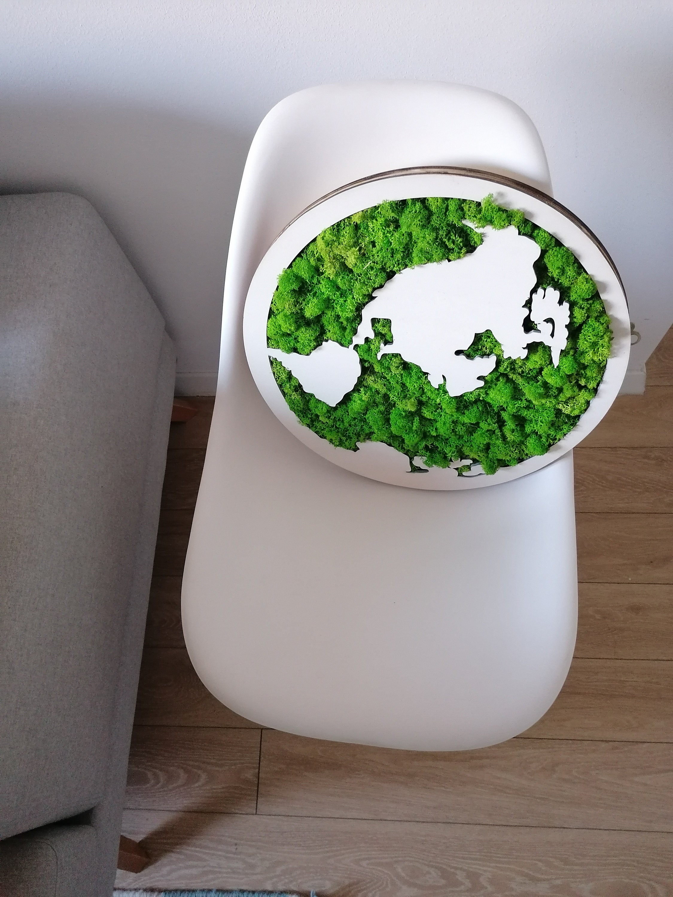 Moss World Map. Preserved Moss Wall. Laser Cut Art. Moss Decor - Etsy