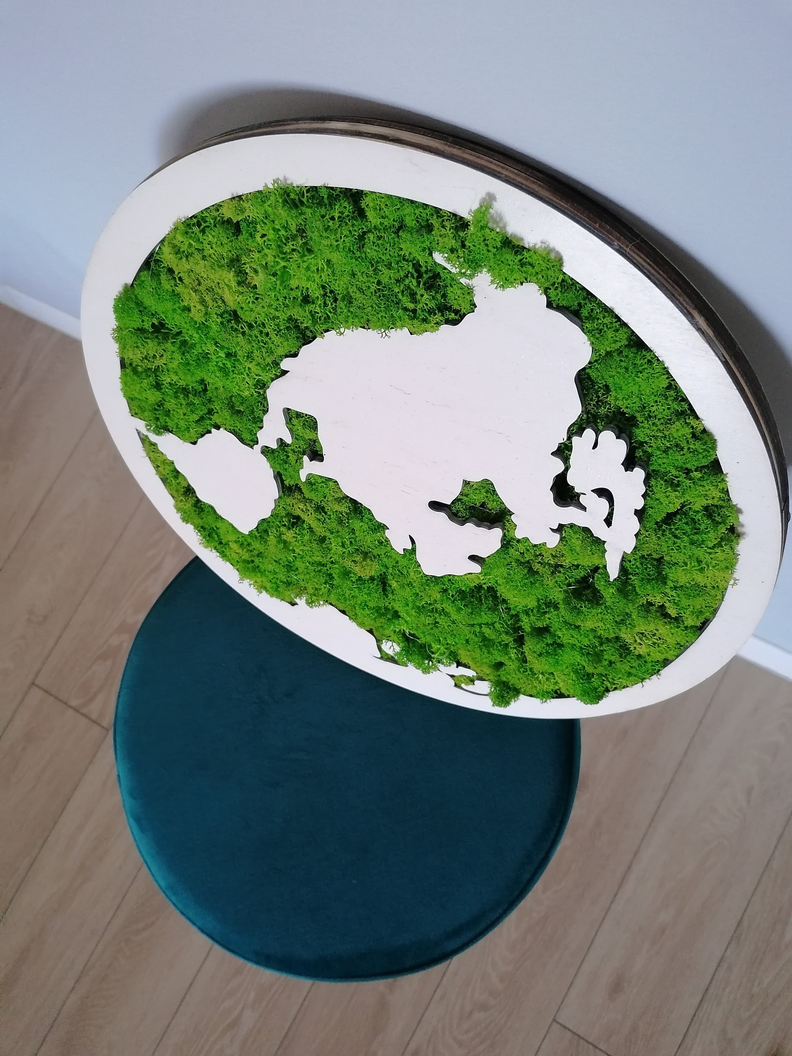Moss World Map. Preserved Moss Wall. Laser Cut Art. Moss Decor - Etsy