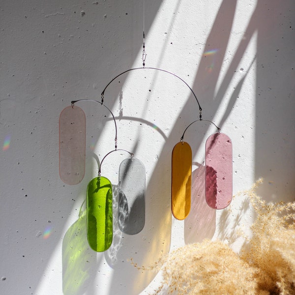 Stained Glass Mobile - Etsy