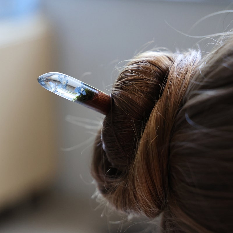 Wood Hair Stick - Etsy