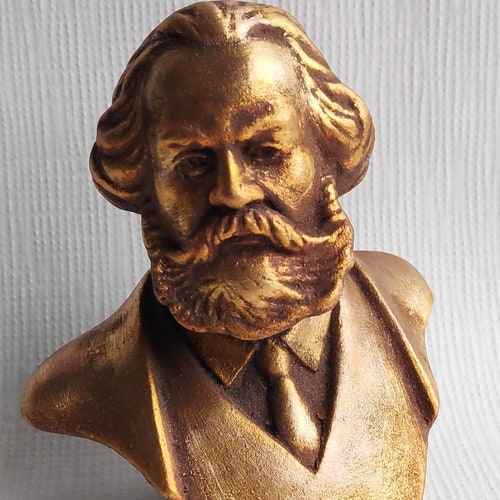 Science Statue GERMAN PHILOSOPHER SOCIALIST Karl Marx Stein Bust Statue ...