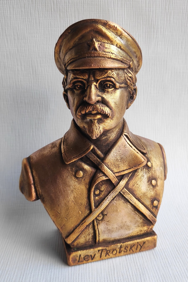Soviet Russian Communist LEON TROTSKY Bust Statue | Etsy