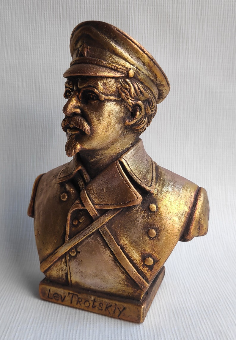 Soviet Russian Communist LEON TROTSKY Bust Statue Sculpture Gigurine - Etsy