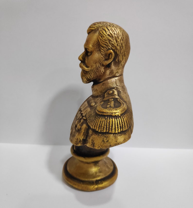 Russian Emperor ROMANOV NICHOLAS II Bust statue | Etsy