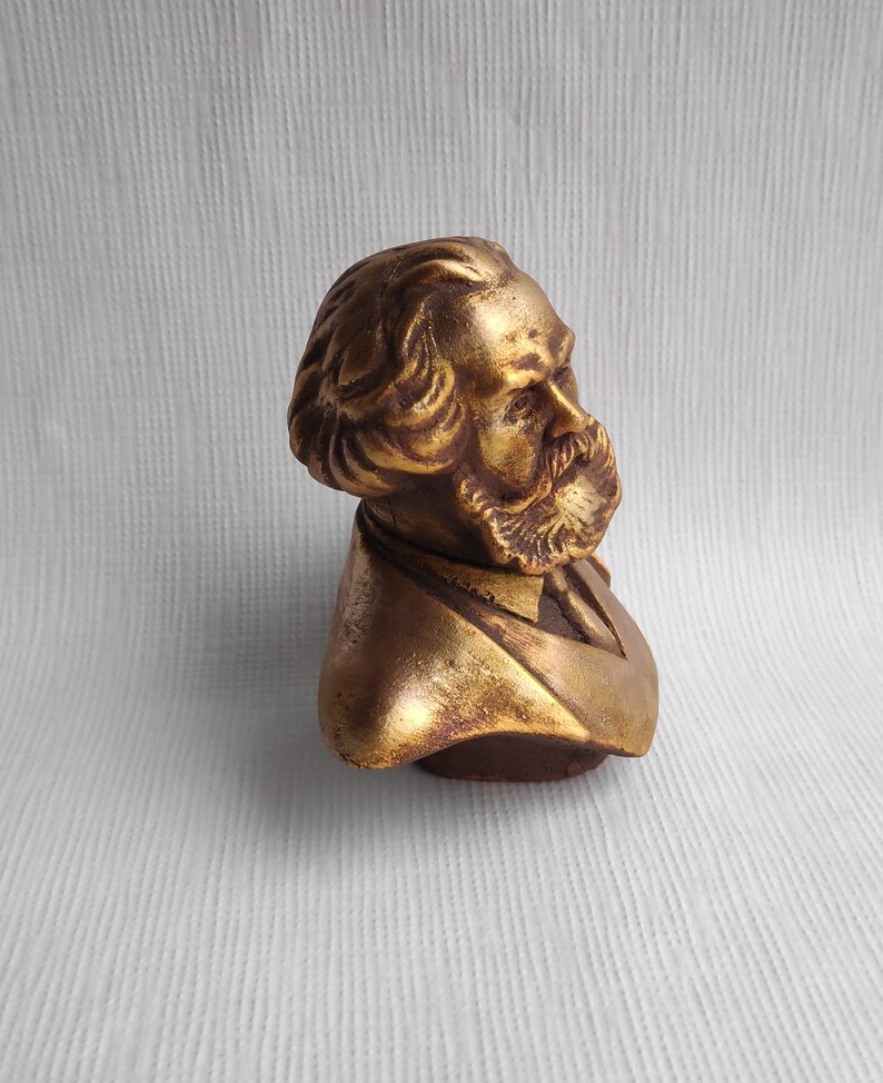 Germany Communist Karl MARX Bust Statue Sculpture Figurine H-9 Cm - Etsy