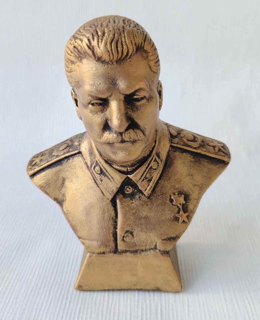 Soviet Russian Lider USSR Communist STALIN Bust Statue H-11 Cm - Etsy