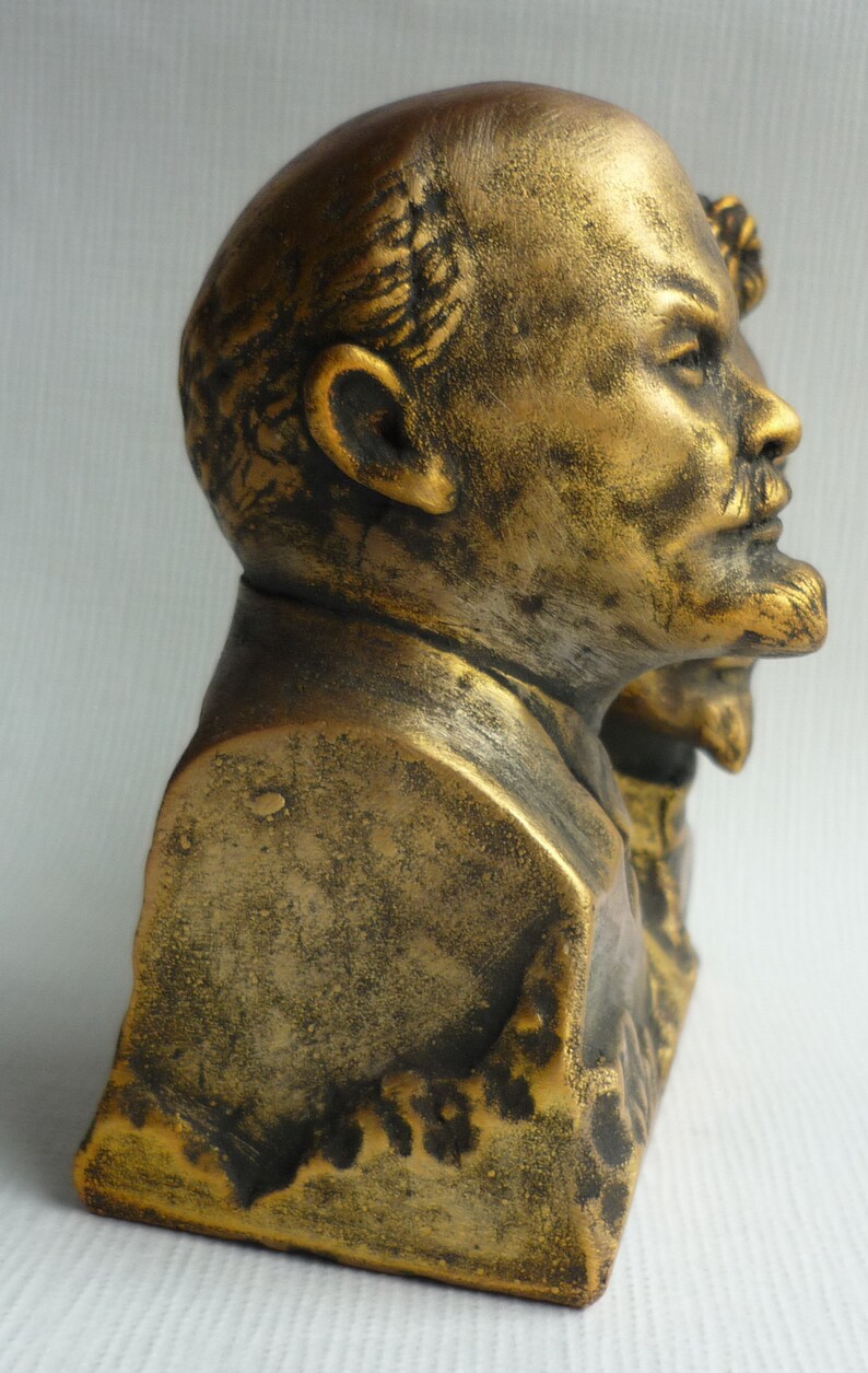 Soviet Russian Liders TROTSKY and LENIN Bust Statue - Etsy
