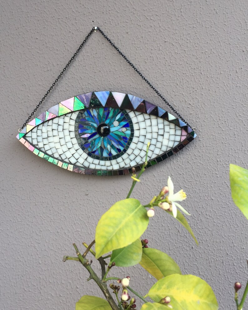 Eye in the Sky Evil Eye Home Decoration Handmade Wall - Etsy