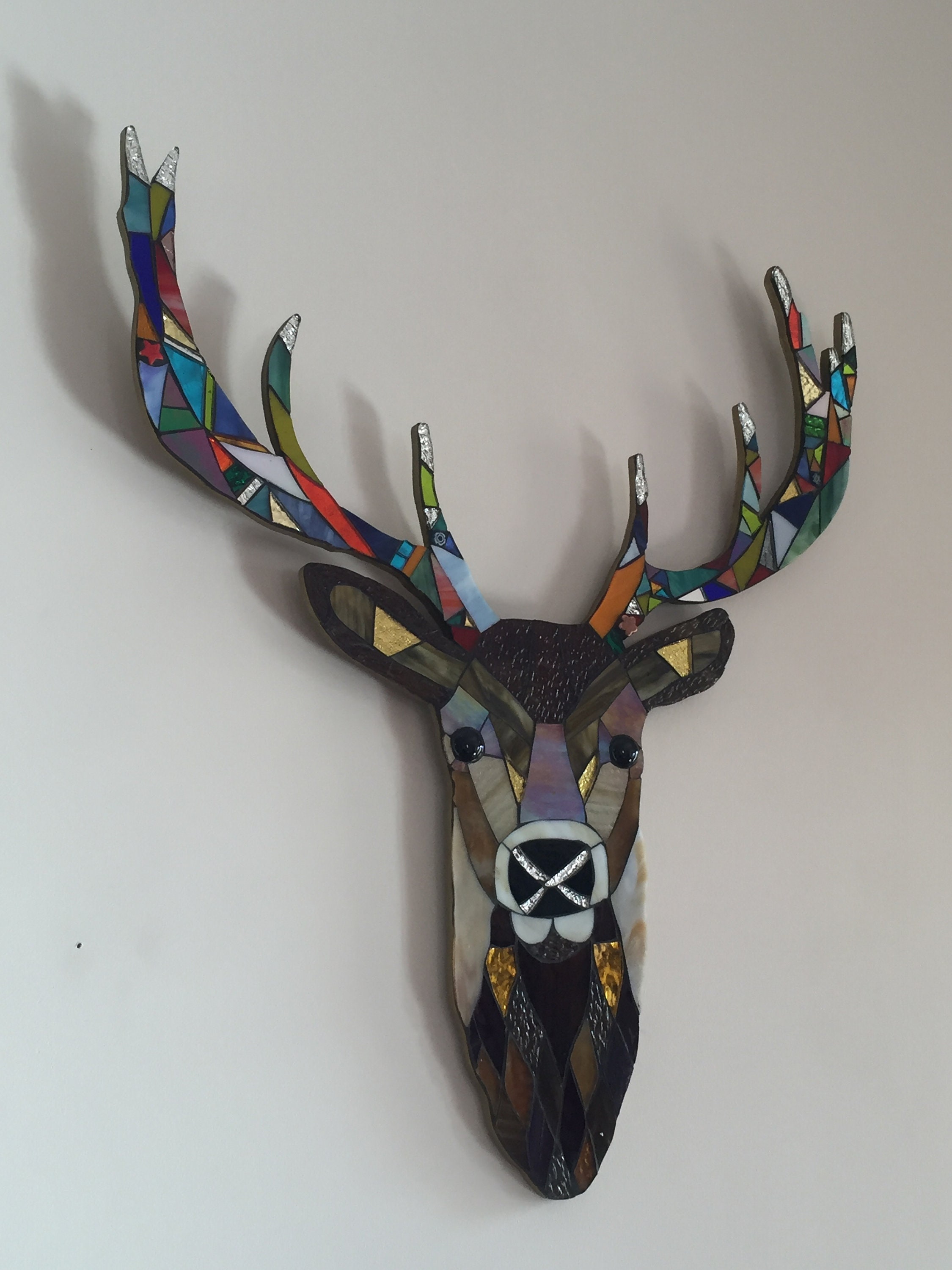 Deer Head Stag Antlers Wall Art Deer Wall Decoration Horn Sculpture ...