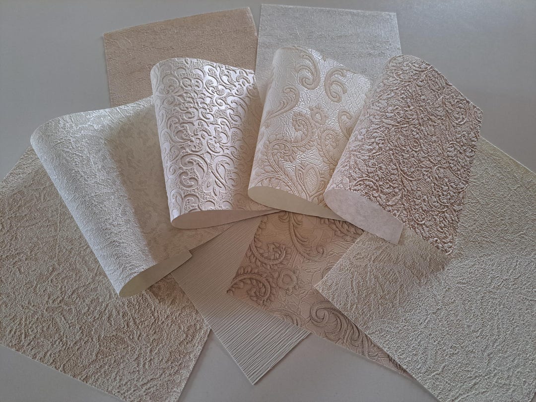 10 Wallpaper 7.3 X 10.2 Inches Remnants Pack for Crafts & Decoupage ...