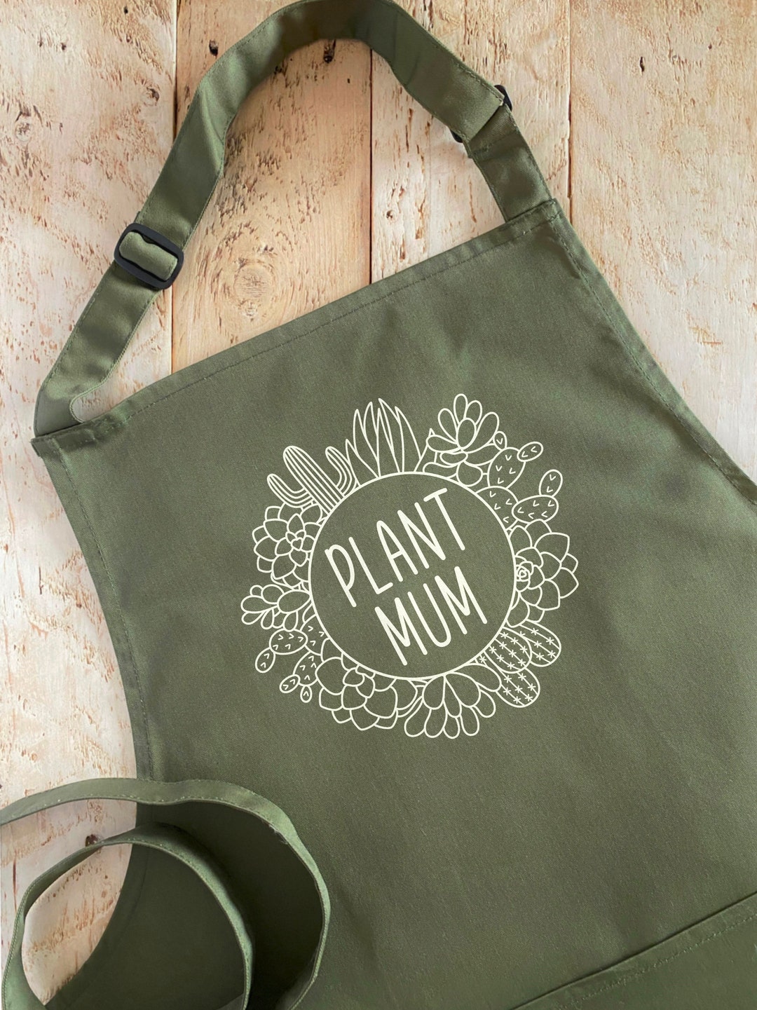 Plant Mum/mom/mam Gardening Apron Succulents and Cactus Gift for Woman ...