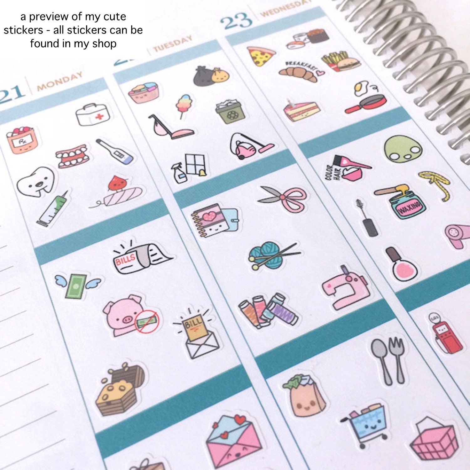 Stickers, Labels & Tags scrapbooking planner art journal Stickers MATT ...