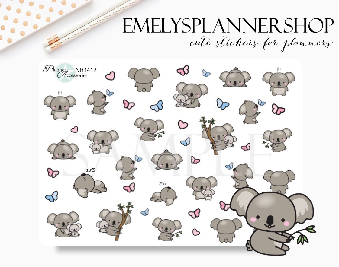 Paper Planner Octo stickers Planning stickers~ Cute character stickers ...