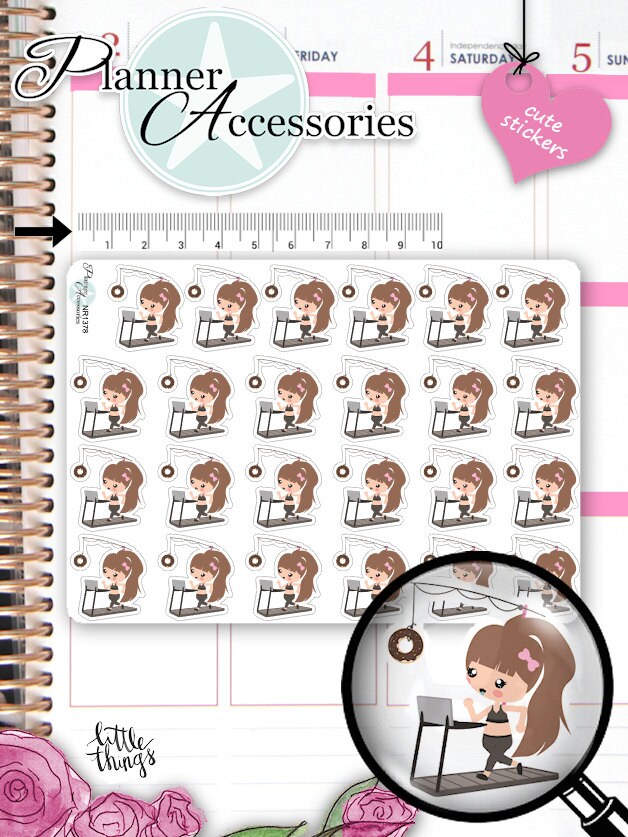 Hobonichi Sticker Character Sticker for your Bullet Journal 1378 Girl ...
