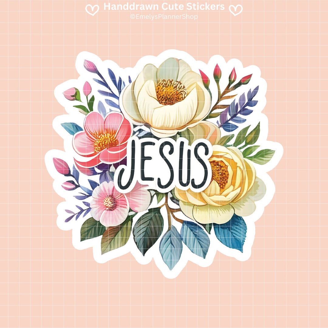 Christian Sticker Jesus Bible Sticker Pack Faith Sticker Religious ...