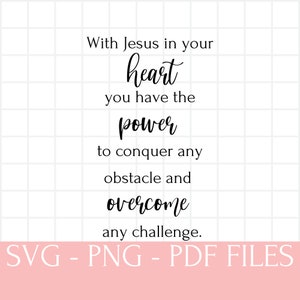 Bible Verse Digital Download SVG PNG and PDF Files Instant Download ...