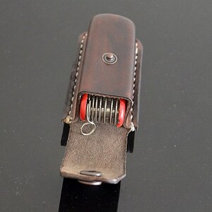Swiss Army Knife Sheath Handmade Genuine Leather Victorinox Swisschamp ...