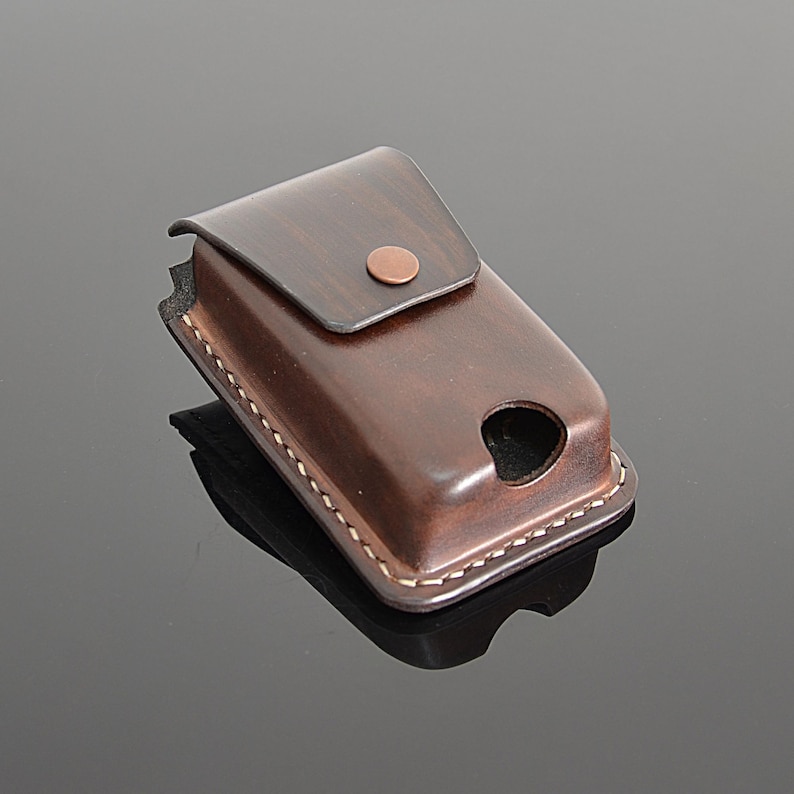 Handmade Leather Insulin Pump Pouch – Belt Clip Case for Medtronic ...