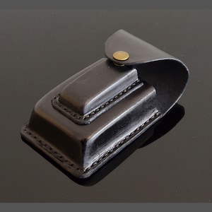 BIC Lighter Leather Cigarette Case Personalized Handmade Wet Molded - Etsy