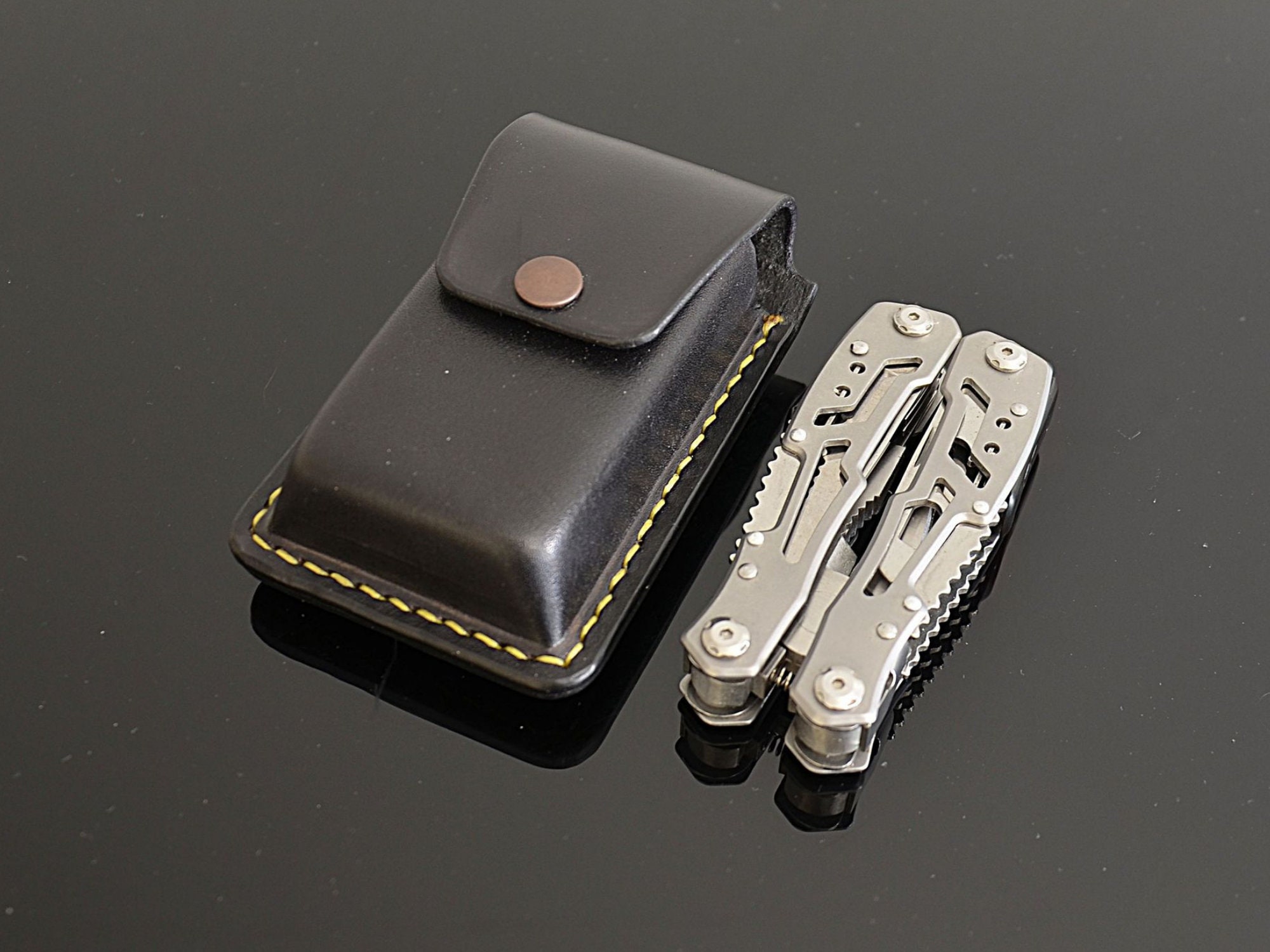 Multitool Leatherman Sheath Custom Genuine EDC Leather Belt | Etsy