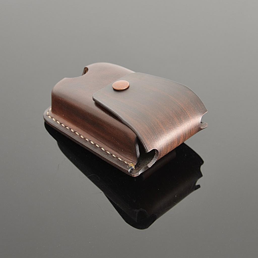Handmade Leather Insulin Pump Pouch - Belt Clip Case, Custom Sized for ...
