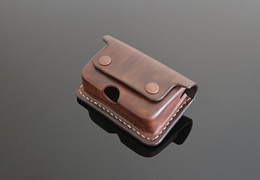 Genuine Leather Insulin Pump Pouch With Clip or Loop - Etsy