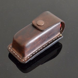 Swiss Army Knife Sheath Handmade Genuine Leather Victorinox Swisschamp ...