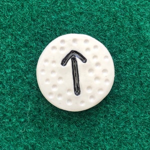Golf Ball Marker, Alignment Arrow Putting Marker - Etsy