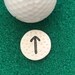 Golf Ball Marker Alignment Arrow Putting Marker - Etsy