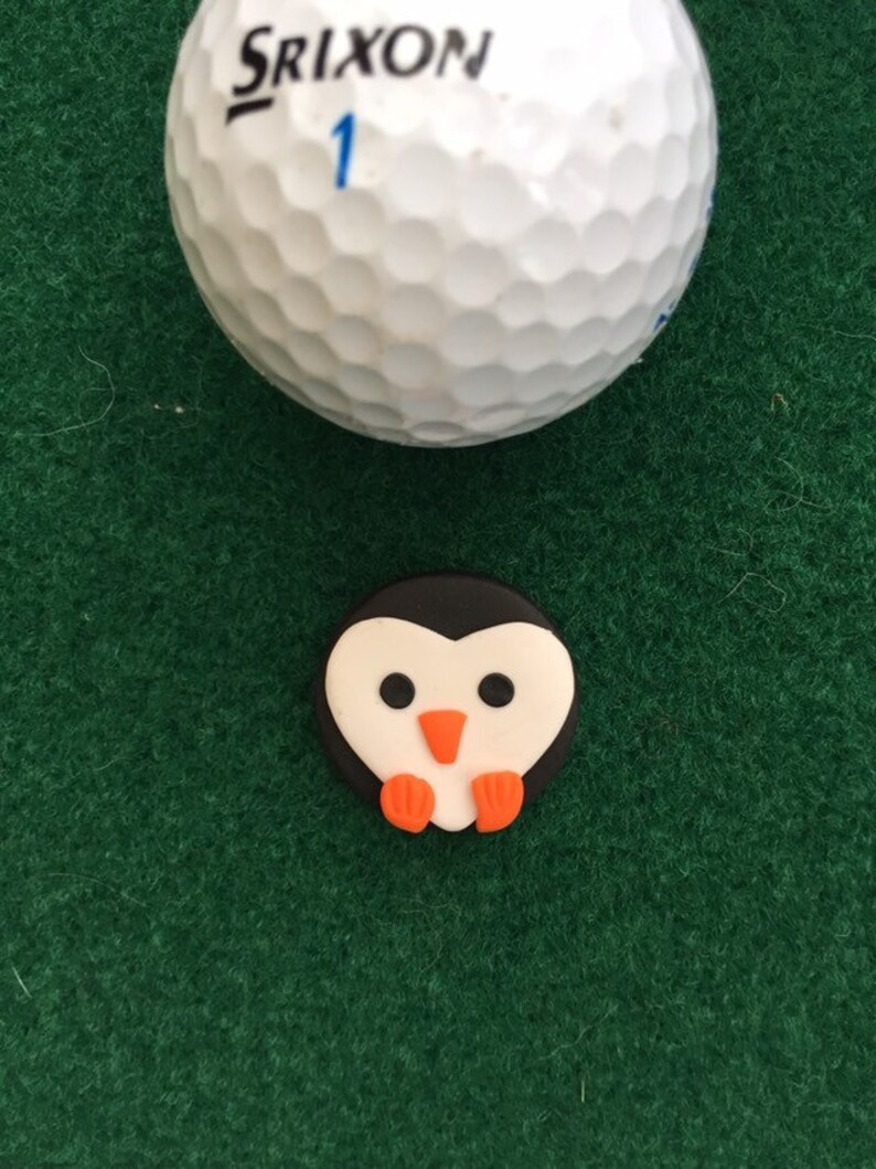 Golf Ball Marker, Penguin Putting Marker - Etsy