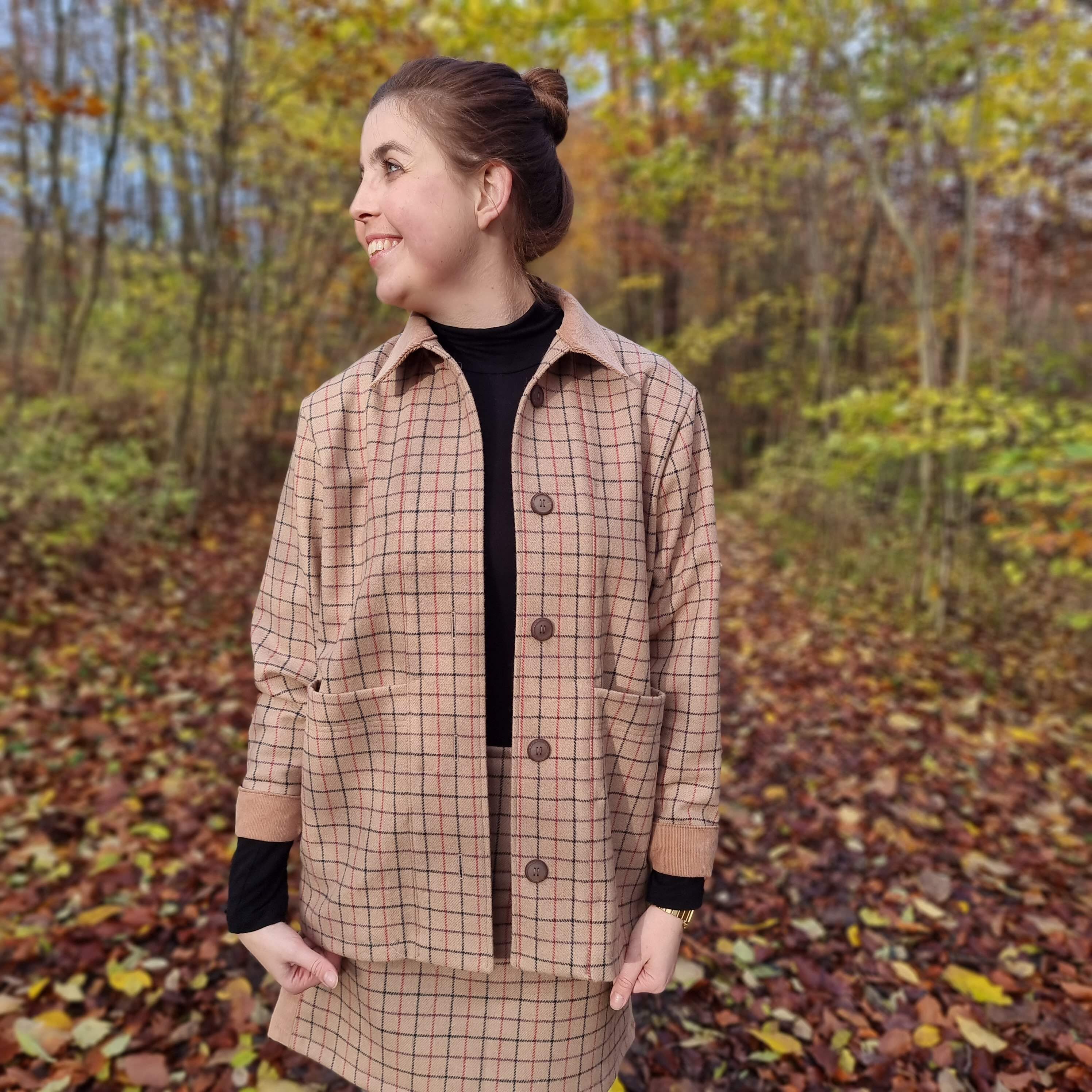 Cardigan, Jacket Vest, Pdf Sewing Pattern for Women in Sizes. 34-54 ...