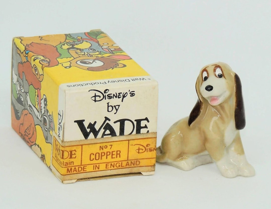 Wade Disney Copper the Fox and the Hound 1981 1987 in Original Box - Etsy
